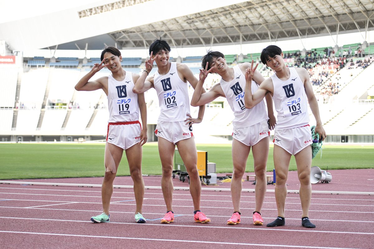 みやのした on Twitter: "#100関西IC 最優秀選手賞🎗松井健斗（関西大） 100m🥈10.49 200m🥇20.65 関西学生タイ 大会新 4×100mR（2走）🥇38.91 ...