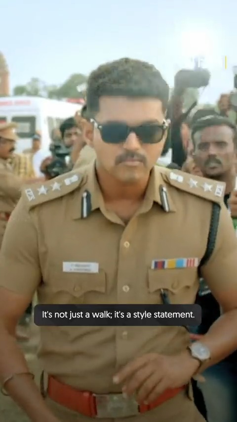 Vijay In Police Getup