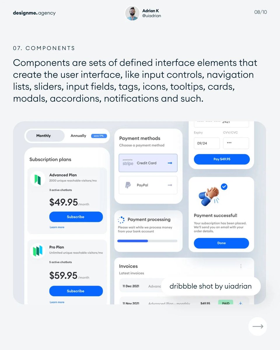 All you need to know about UI/UX terms - Part 2 👇 (visual thread) - Thread from UI Adrian ...