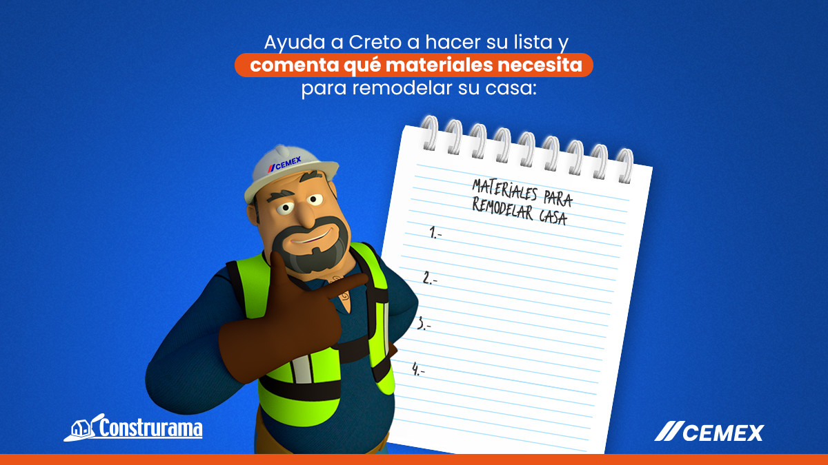 Cemex México on Twitter: "Así como Creto, encuentra todo para construir en #Construrama y ...