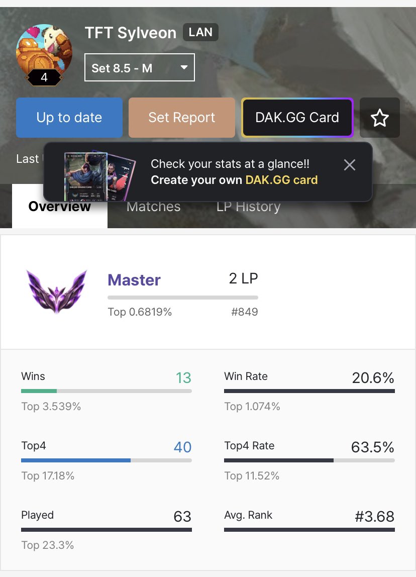 TFT Sylveon on Twitter: "Master LAN speedrun, Set 8.5 edition"