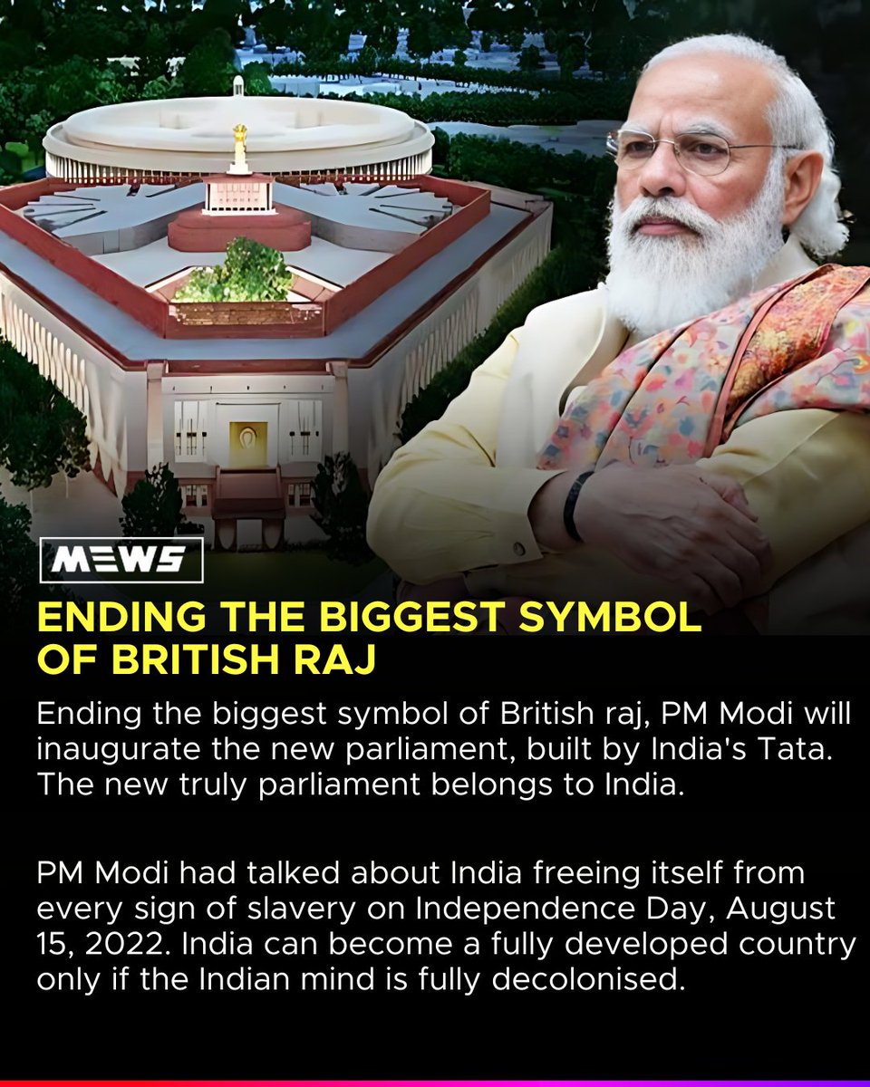 Colonial symbols removed by modi government - Thread from MEWS @mews_in ...
