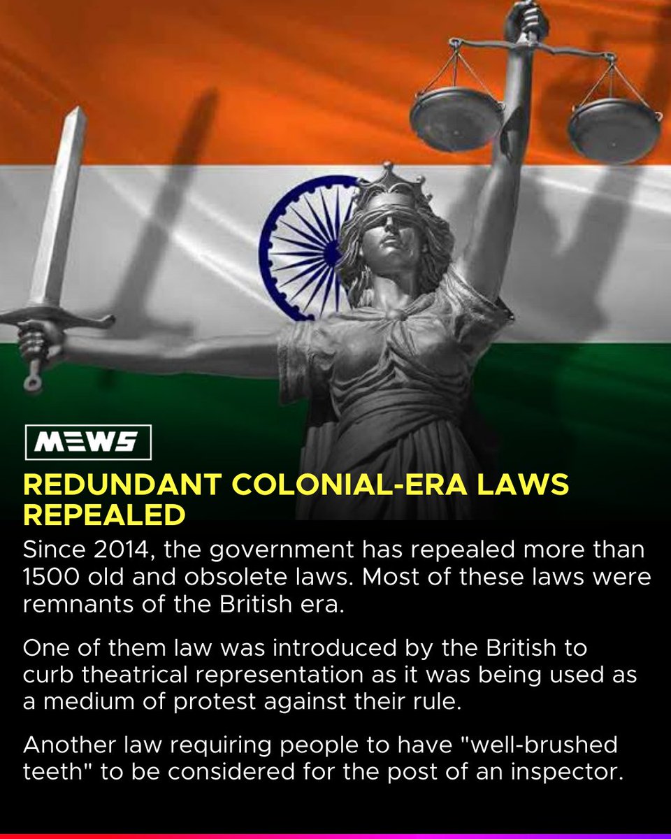 Colonial symbols removed by modi government - Thread from MEWS @mews_in ...