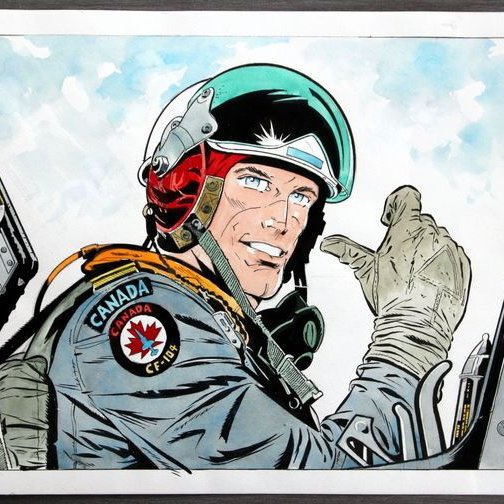 Canadian Astronaut Comic