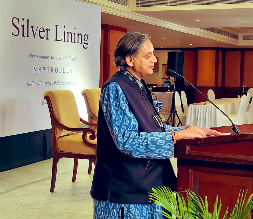 Shashi Tharoor on Twitter: "Launched “Silver Linings” by Kamal D.Shah, the remarkable account of ...