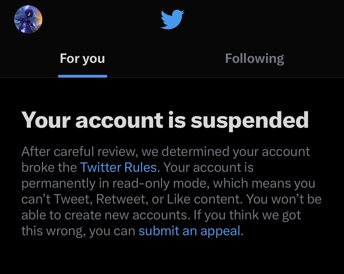 Empathy and Love (Backup) on Twitter: "Bad news, all. Apparently my account got suspended for ...