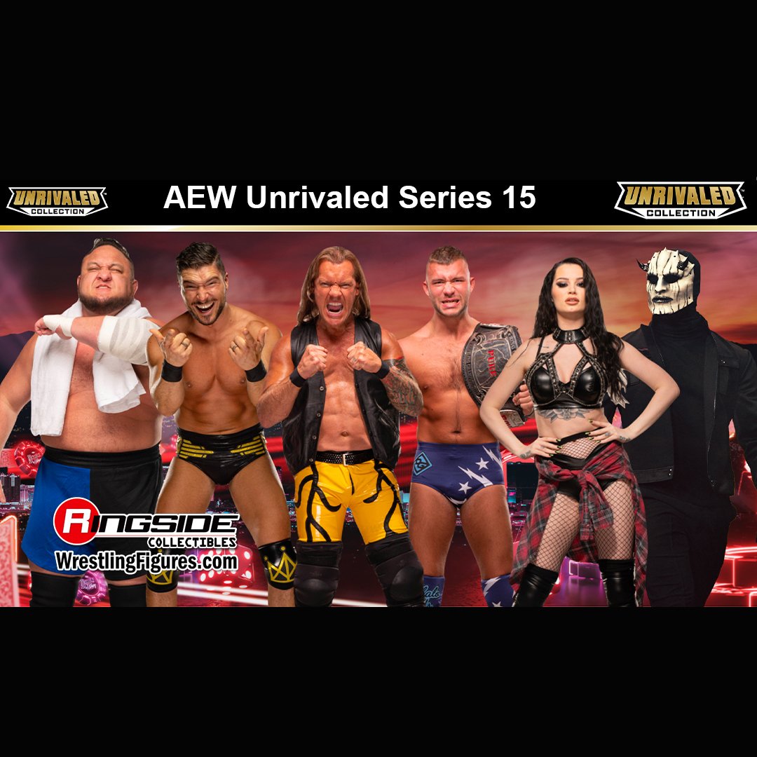 Ringside Collectibles on Twitter: "@Jazwares @AEW Unrivaled Series 15 Lineup! Samoa Joe Ethan ...
