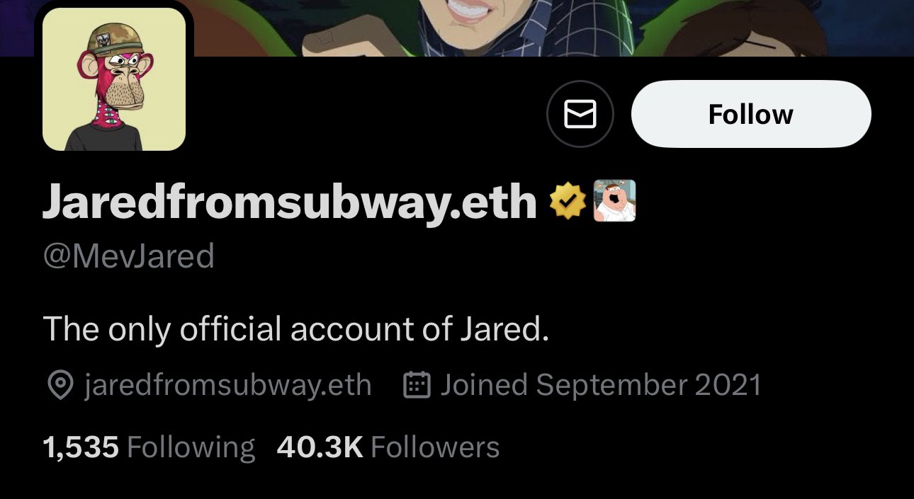 ZachXBT on Twitter: "If you actually think that the owner of the successful JaredFromSubway MEV ...