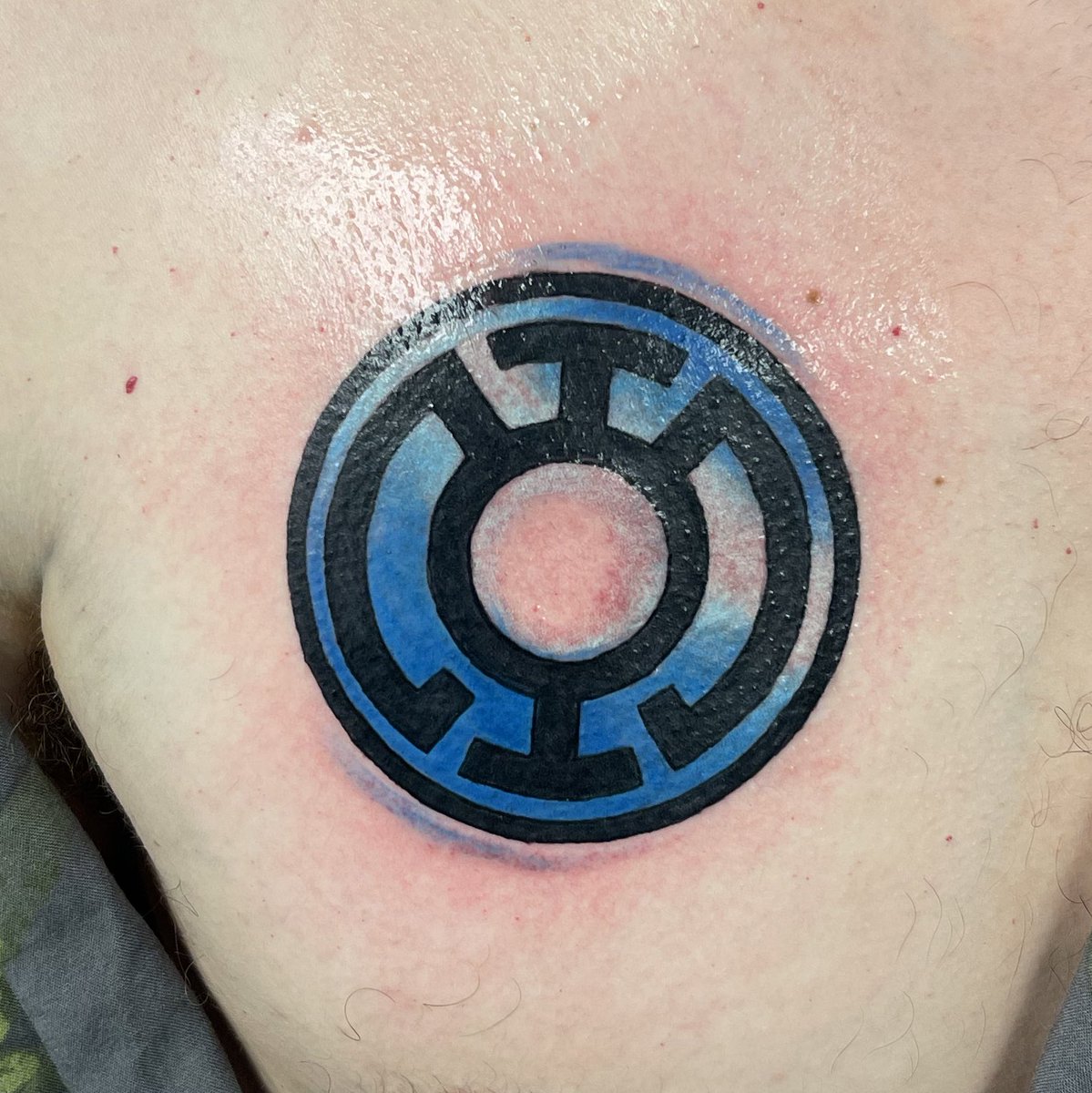 Blue Lantern Logo Tattoo