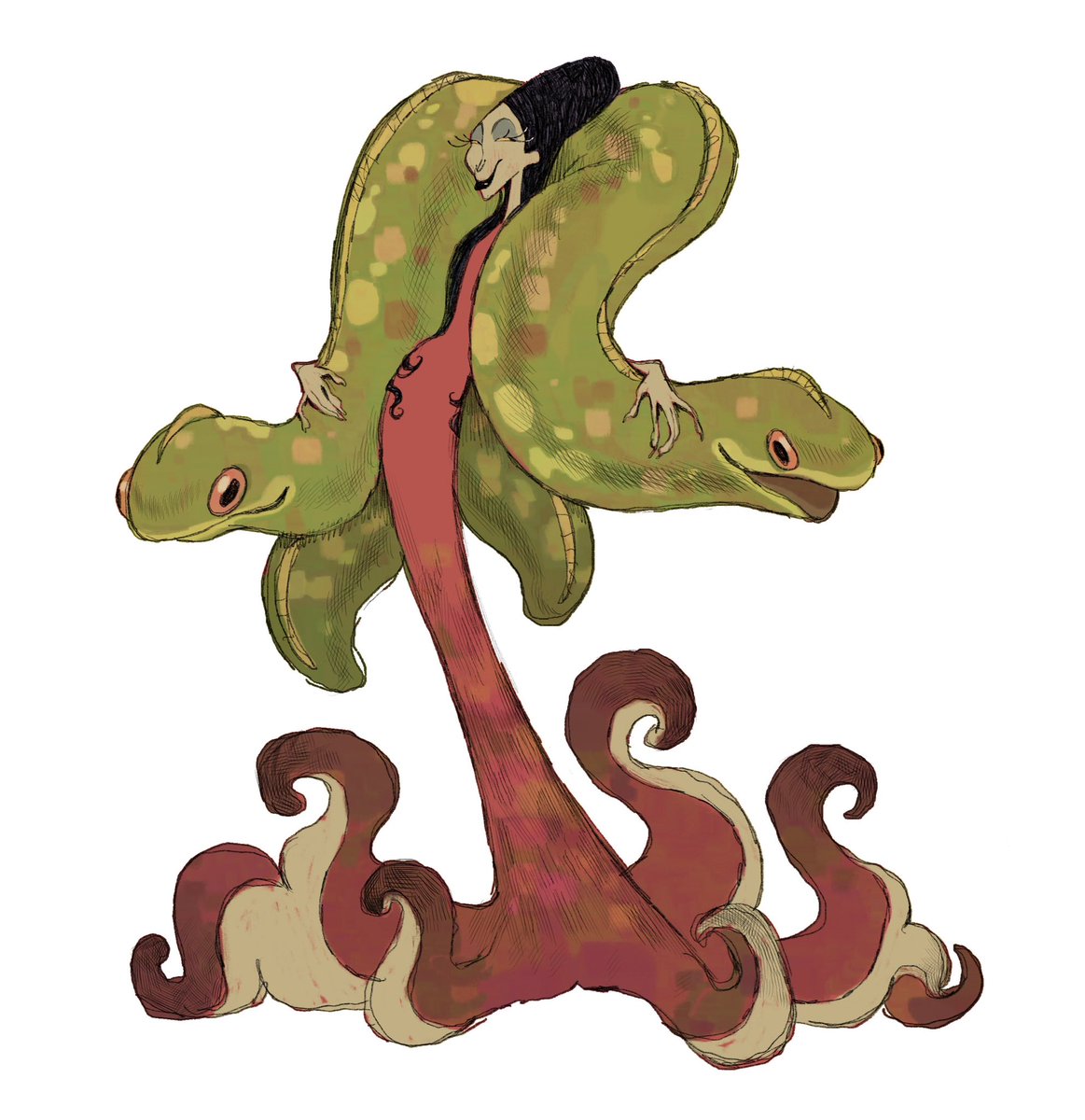 「been a little hard to draw」|elizabeth thach - available for work!!のイラスト