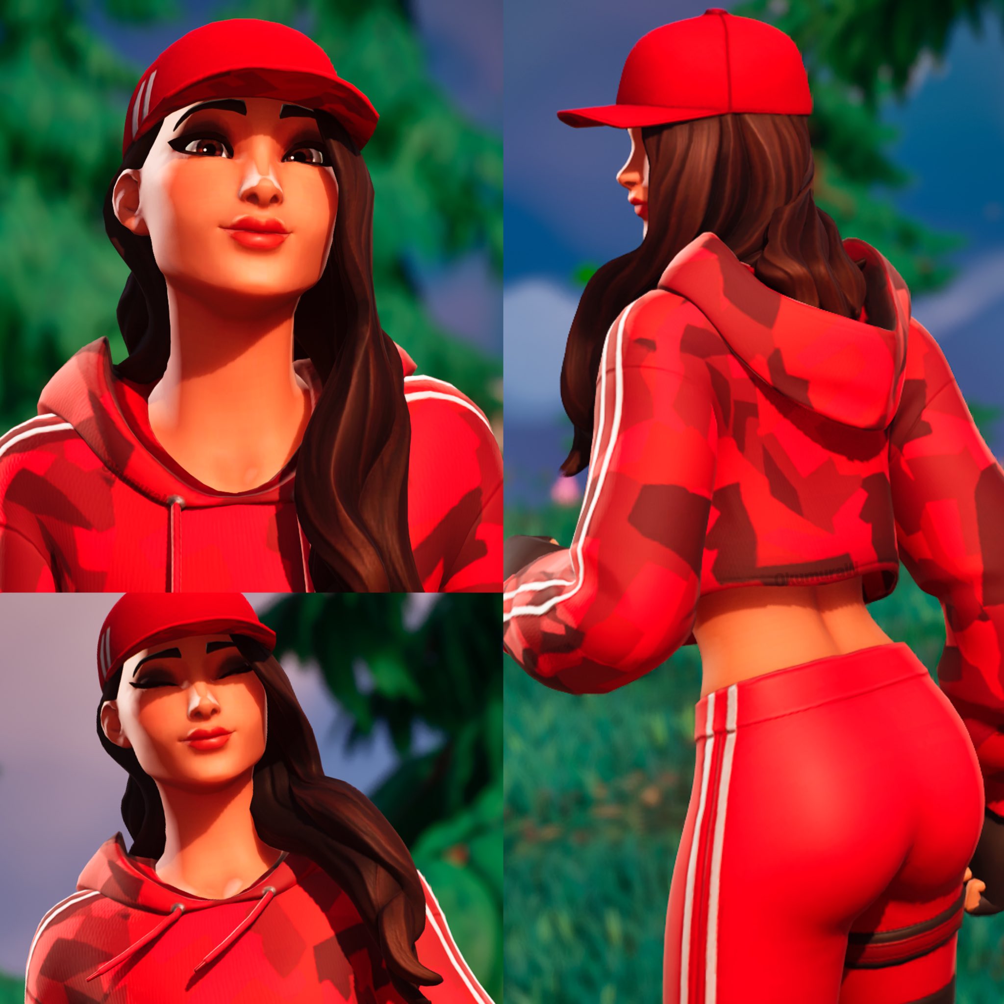 Download Fortnite Pfp Ruby Game Outfit Wallpaper