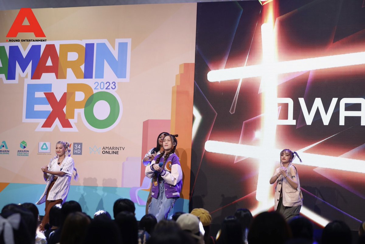A.ROUND on Twitter: "มินิคอนเสิร์ต จาก "ขวัญข้าว-นภัสนันท์" ในงาน AMARIN EXPO 2023 (1) # ...