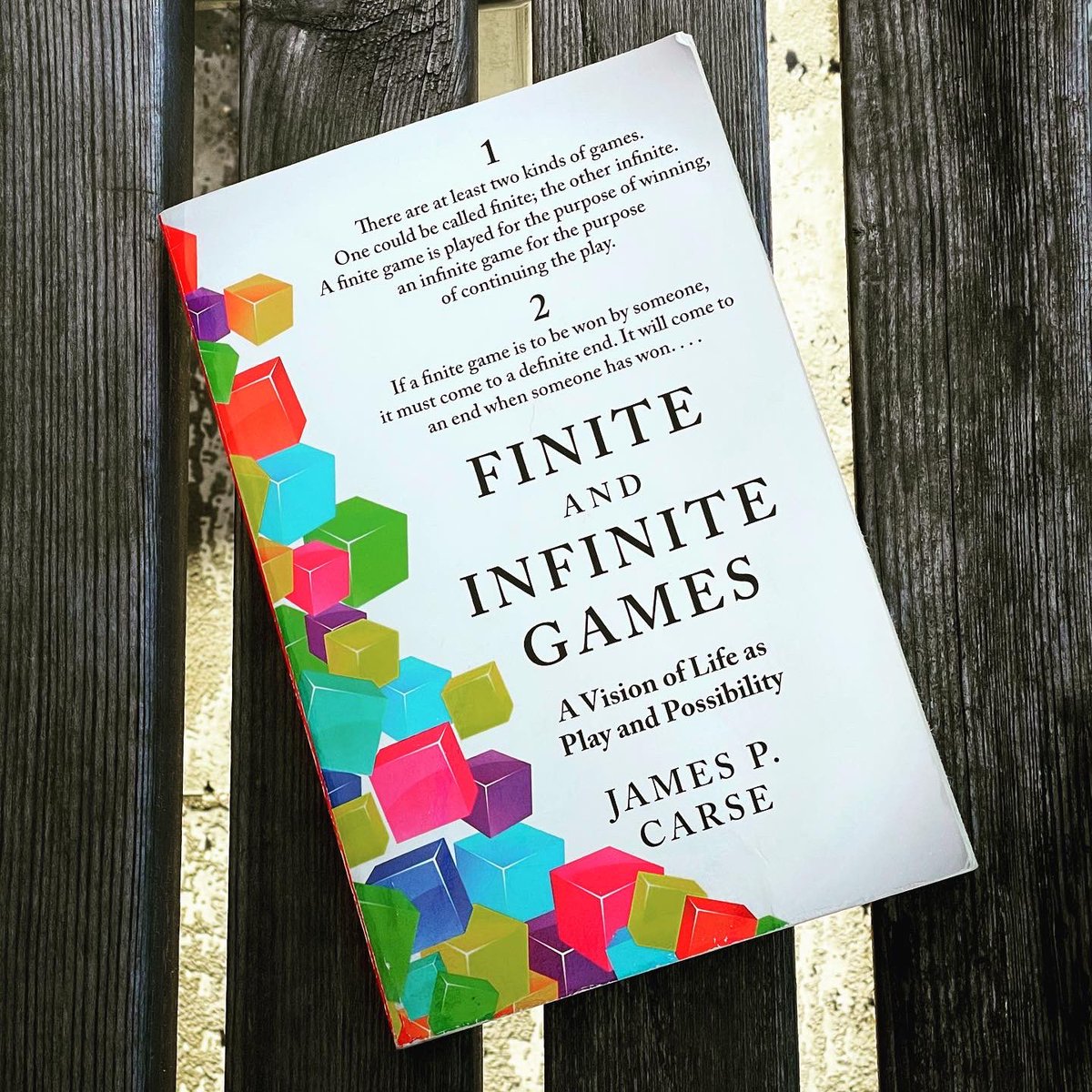 Book Review Thread 🧵 - Finite and Infinite Games by James P. Carse # ...