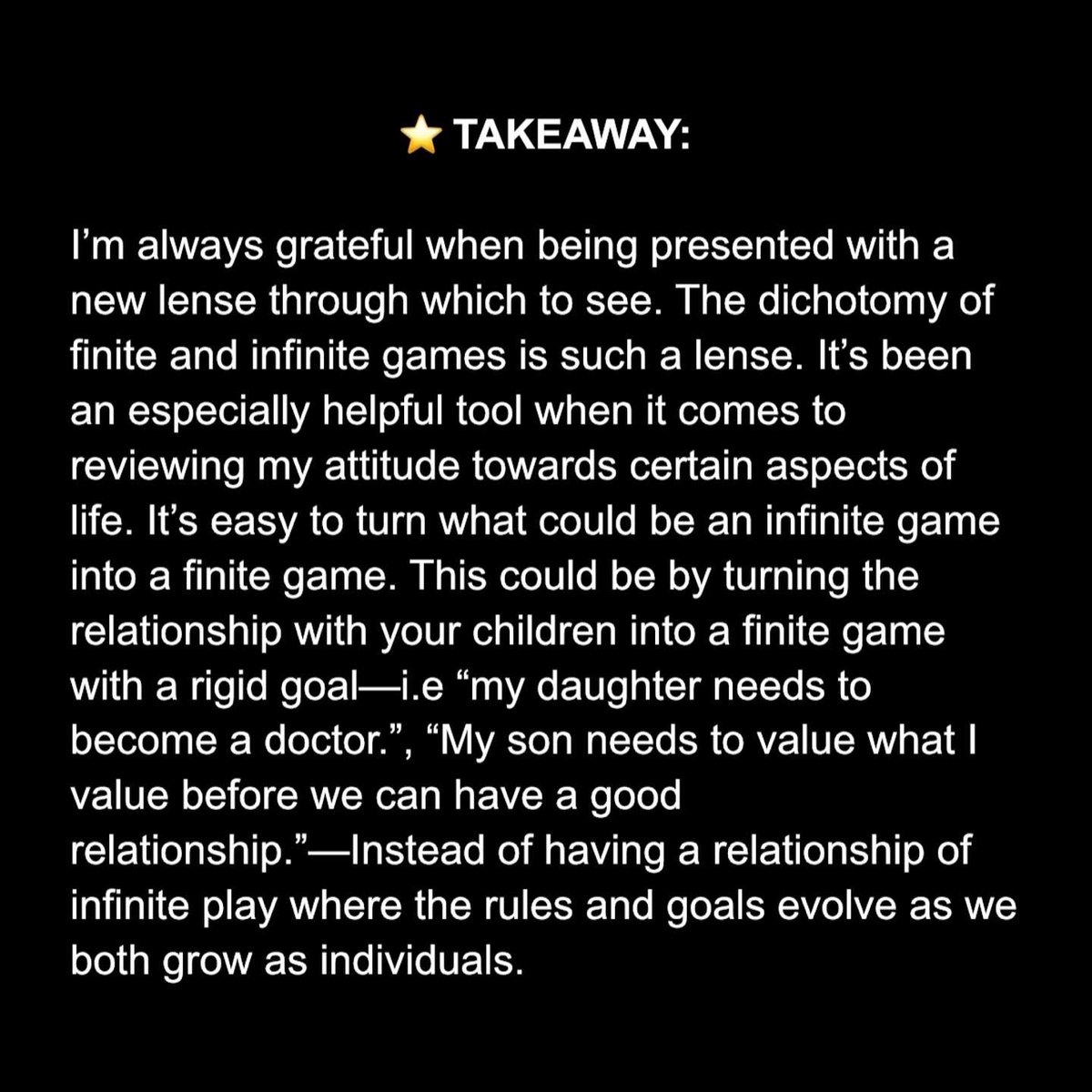 Book Review Thread 🧵 - Finite and Infinite Games by James P. Carse # ...