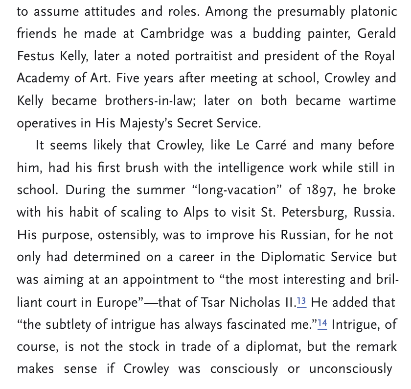 Thinking about how Amado Crowley, who claimed to be Crowley's ...