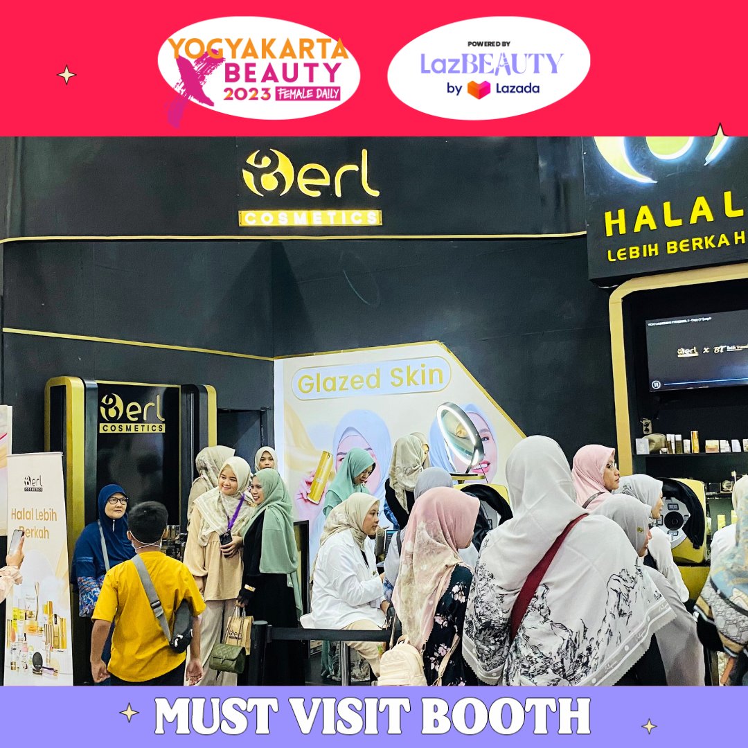Female Daily on Twitter: "BERL COSMETIC WAJIB hukumnya mampir ke booth BERL di YXB 2023, buat ...