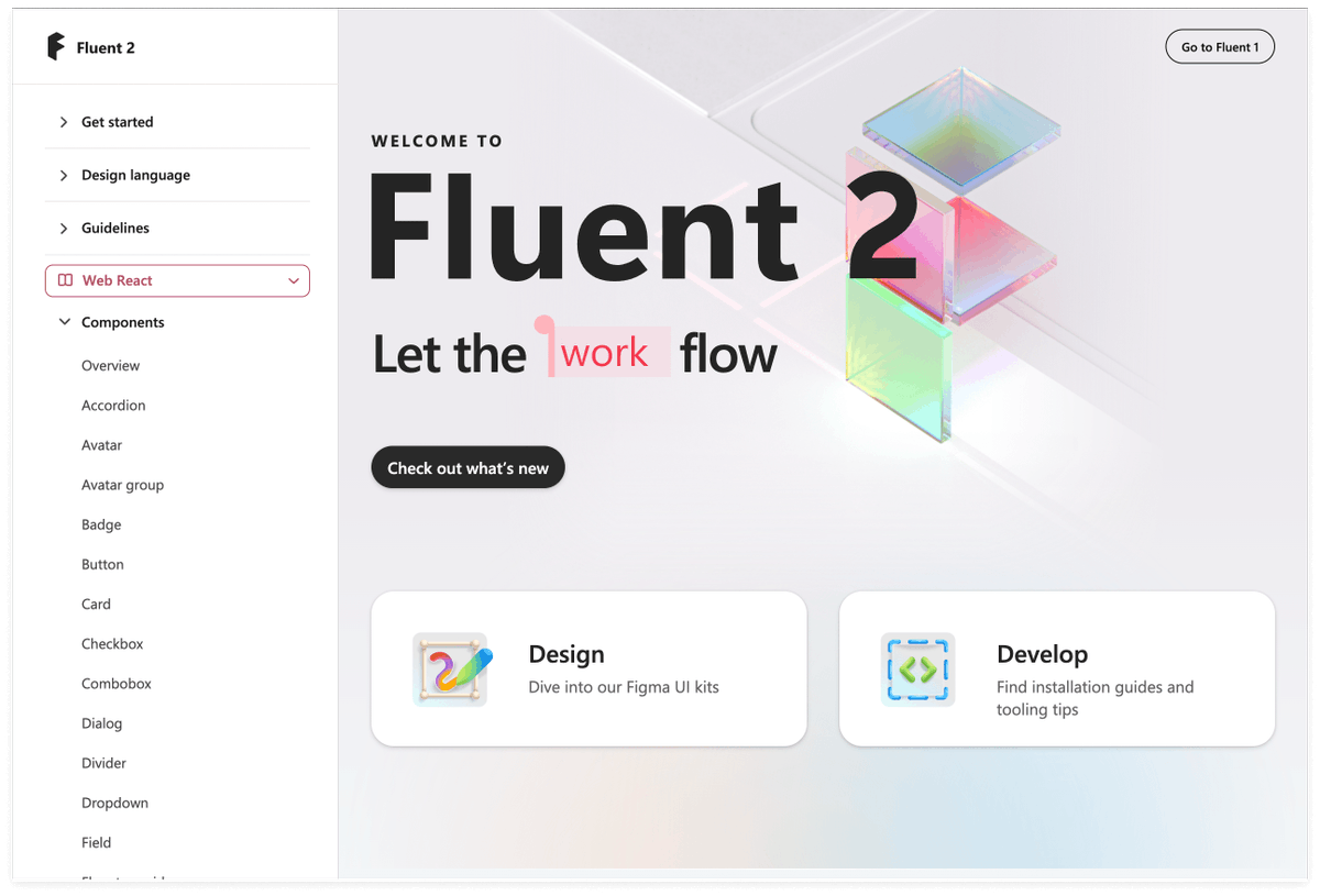 龙爪槐守望者 on Twitter: "Fluent 2 —— 微软推出的新版设计系统 链接：https://fluent2.microsoft.design 微软在 Fluent 1 的基础 ...