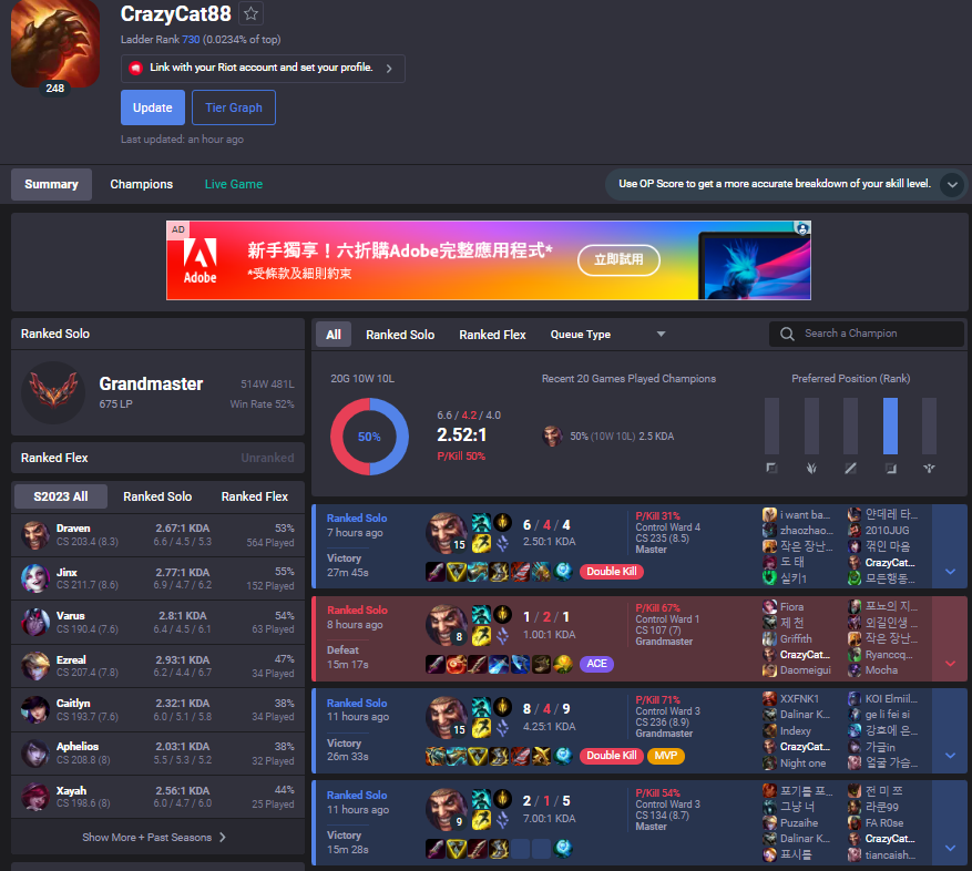 Molecule on Twitter: "CrazyCat doing it now! (KR streamer)"