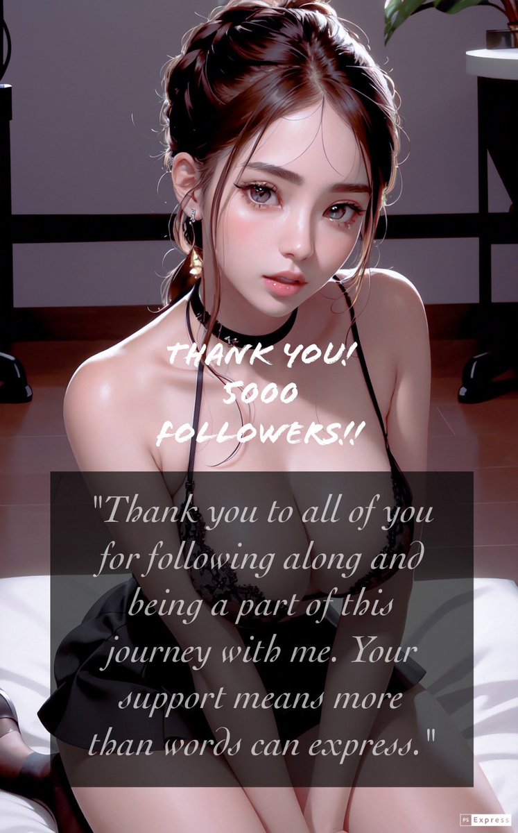 AIdraw on Twitter: "AI drawing 708 Thank you 5000 followers and all you guy’s concerns! You made ...