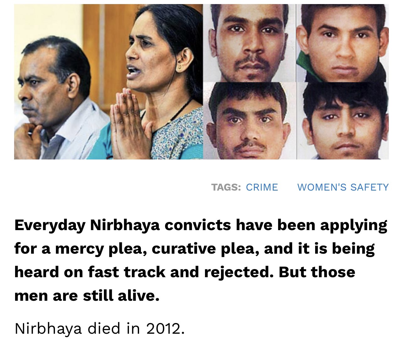 Nirbhaya Accused