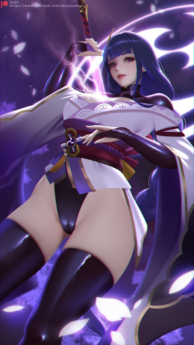 Sade on Twitter: "#RaidenShogun Patreon http://patreon.com/abysscodex Fanbox http://sade.fanbox ...