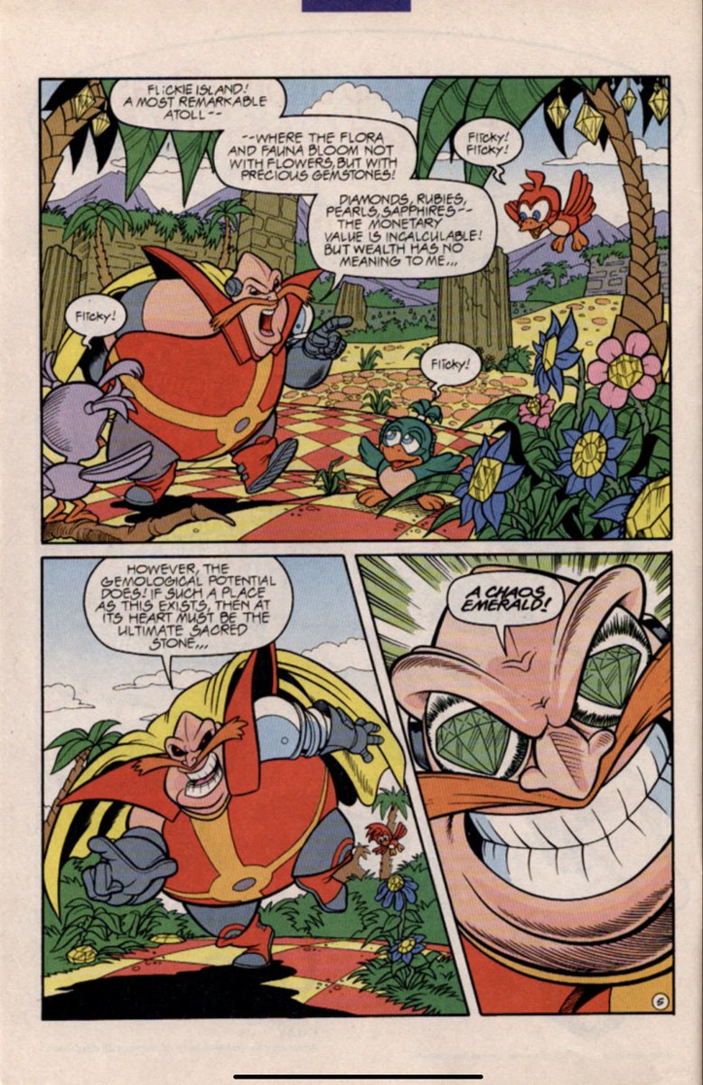 In the Archie #Sonic 3D Blast 48 page special, Dr. Robotnik went to ...