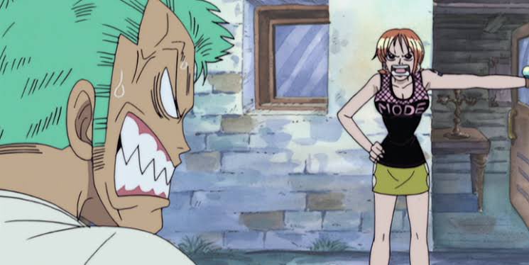 Zoro X Nami Moments