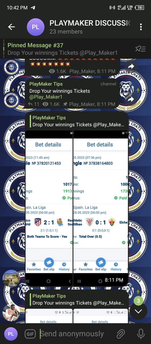 PlayMaker_Tips on Twitter: "Winnings tickets 🔥🔥🔥🔥🔥"