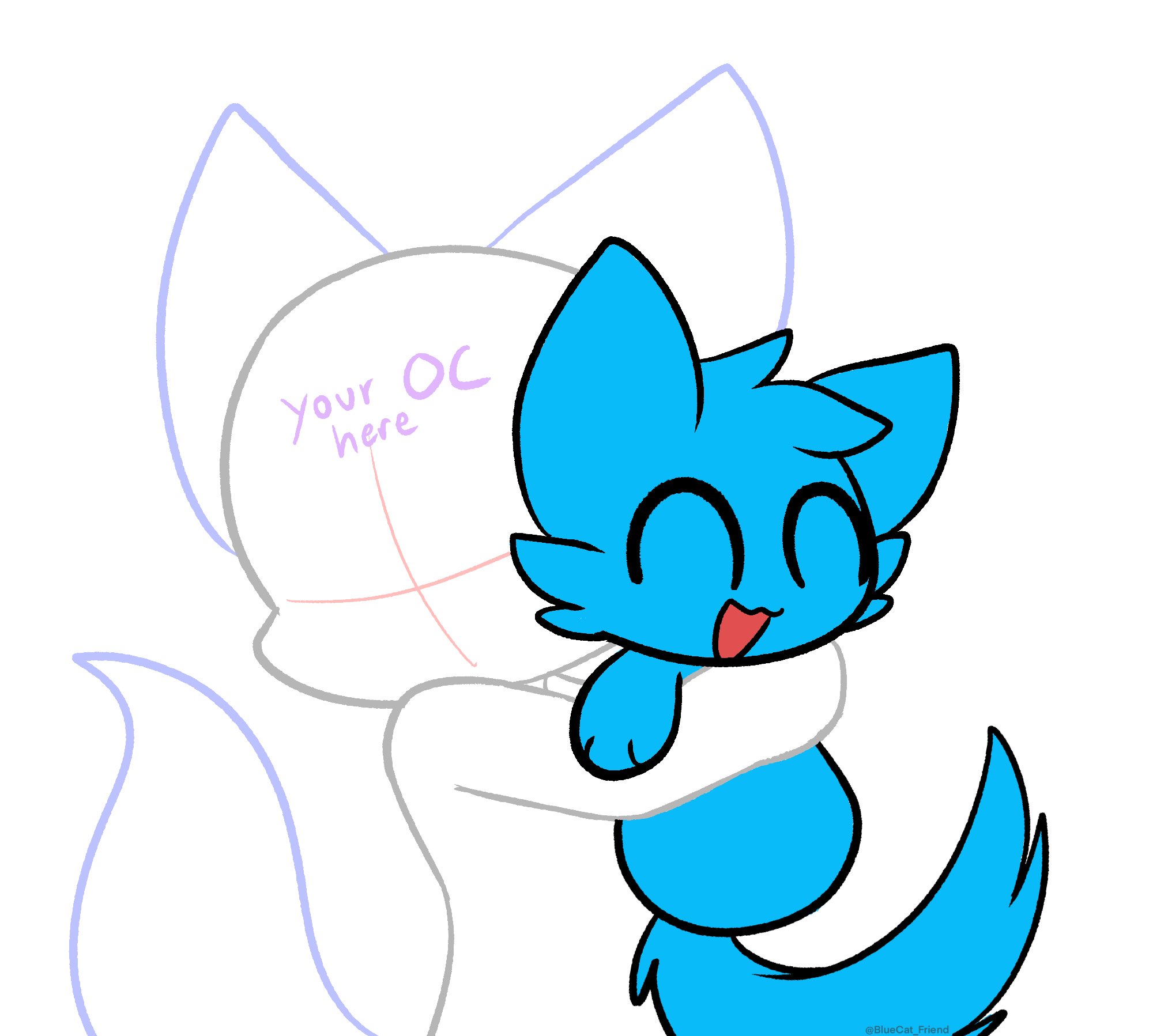 Anime Base Chibi Neko