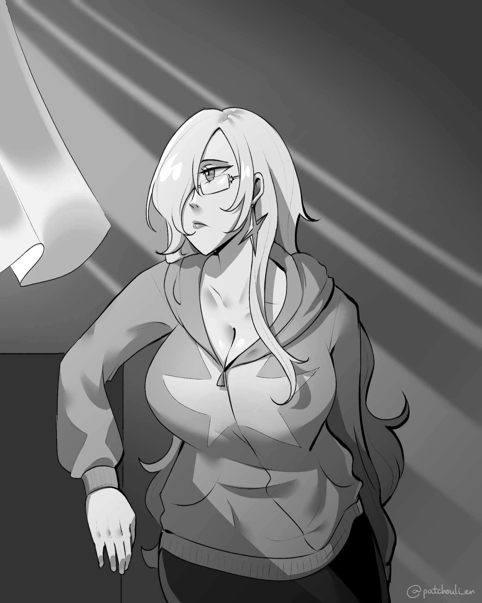 patchy (Commissions closed) on Twitter: "greyscale practice with rosajon while i try to get back ...