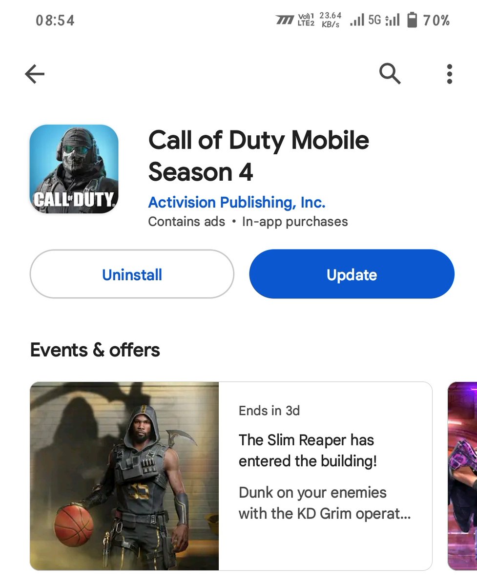Murdablast YT on Twitter: "Codm global update is out for Android #Callofdutymobile"