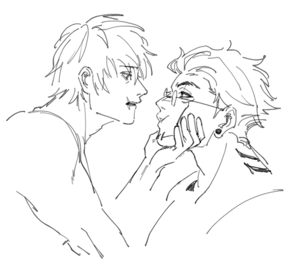 mizu on Twitter: "clangs cowbell... #tojikuna #real #lovewins #oldmanyaoi"