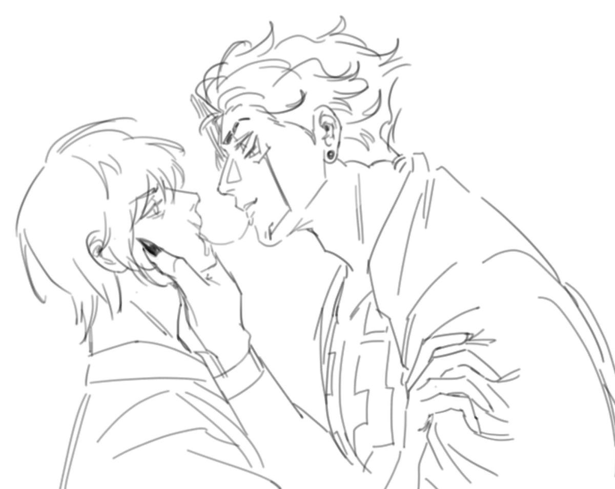 mizu on Twitter: "clangs cowbell... #tojikuna #real #lovewins #oldmanyaoi"