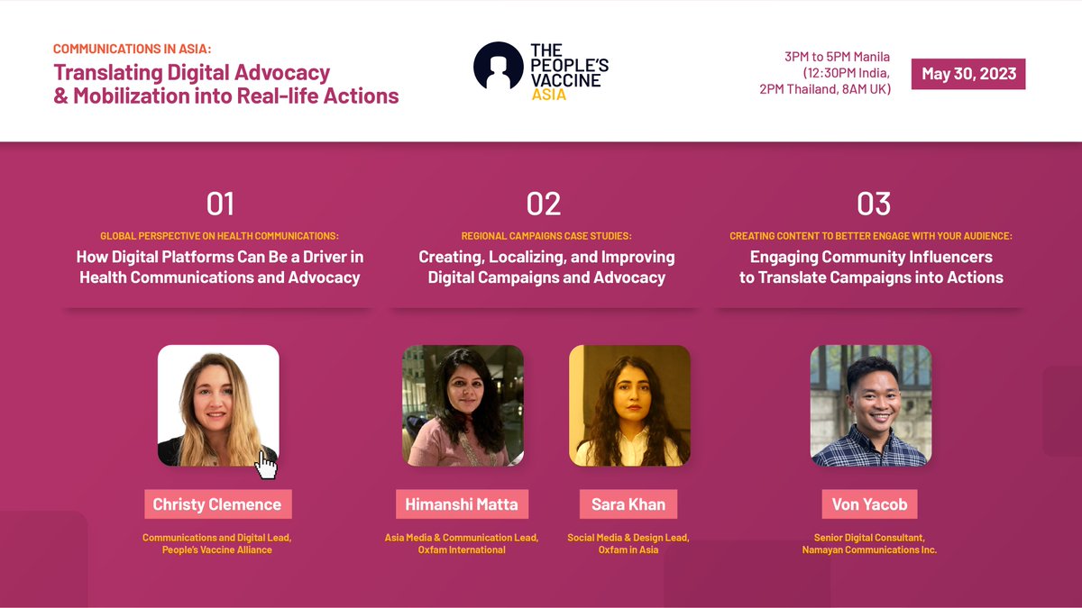 #PeoplesVaccine Asia on Twitter: "Last day to register! Join us and see how we can maximize our ...