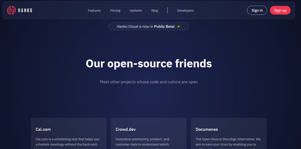 Formbricks on Twitter: "Over the weekend a few more OSS Friends pages popped up 👌 @openbb ...