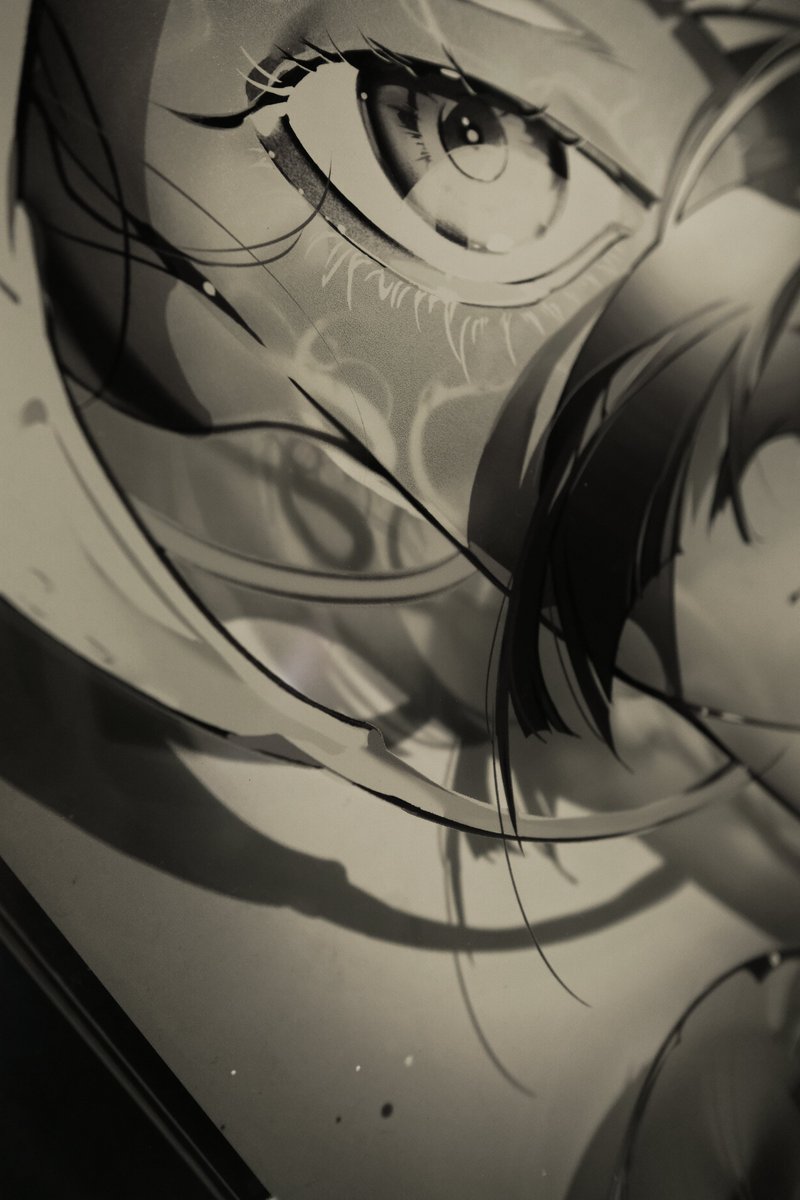 "EYE"米山舞個展 INFO on Twitter: "印刷：FLAT LABO(@flatlabo) 額装：杜工芸(@morikougei_k) #EYE_YONEYAMAI"