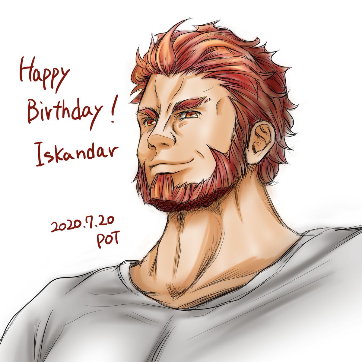 ライダー(Fate/Zero) 「CM祝い 王様再掲祭りみたいなので」|POTのイラスト