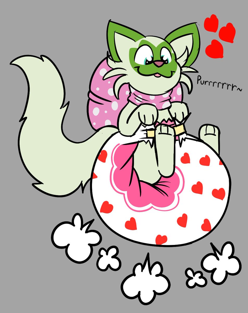 Tricky's blushy little toot snoofing seat~ 💜 on Twitter: "gift for @Burritokitten2 of a very ...