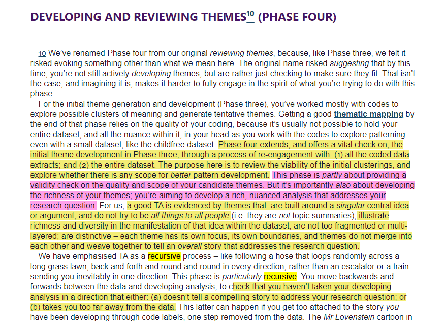Generating Themes with Reflexive Thematic Analysis – Dr Andrew Huang's Blog