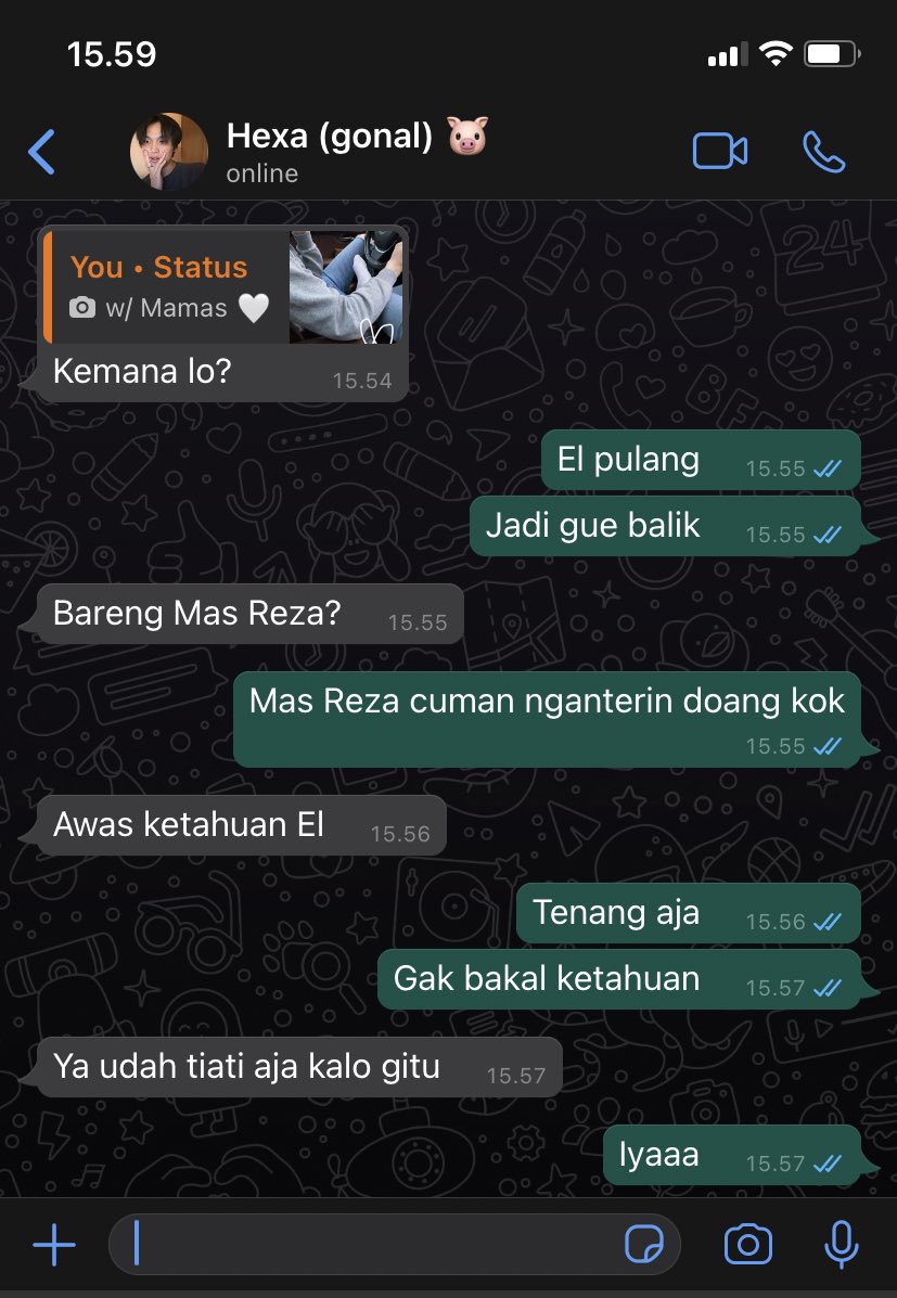 Ray | Joki skripsi update on Twitter: "243. Awas ketahuan"