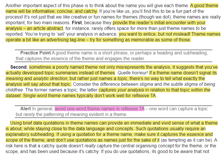 Generating Themes with Reflexive Thematic Analysis – Dr Andrew Huang's Blog