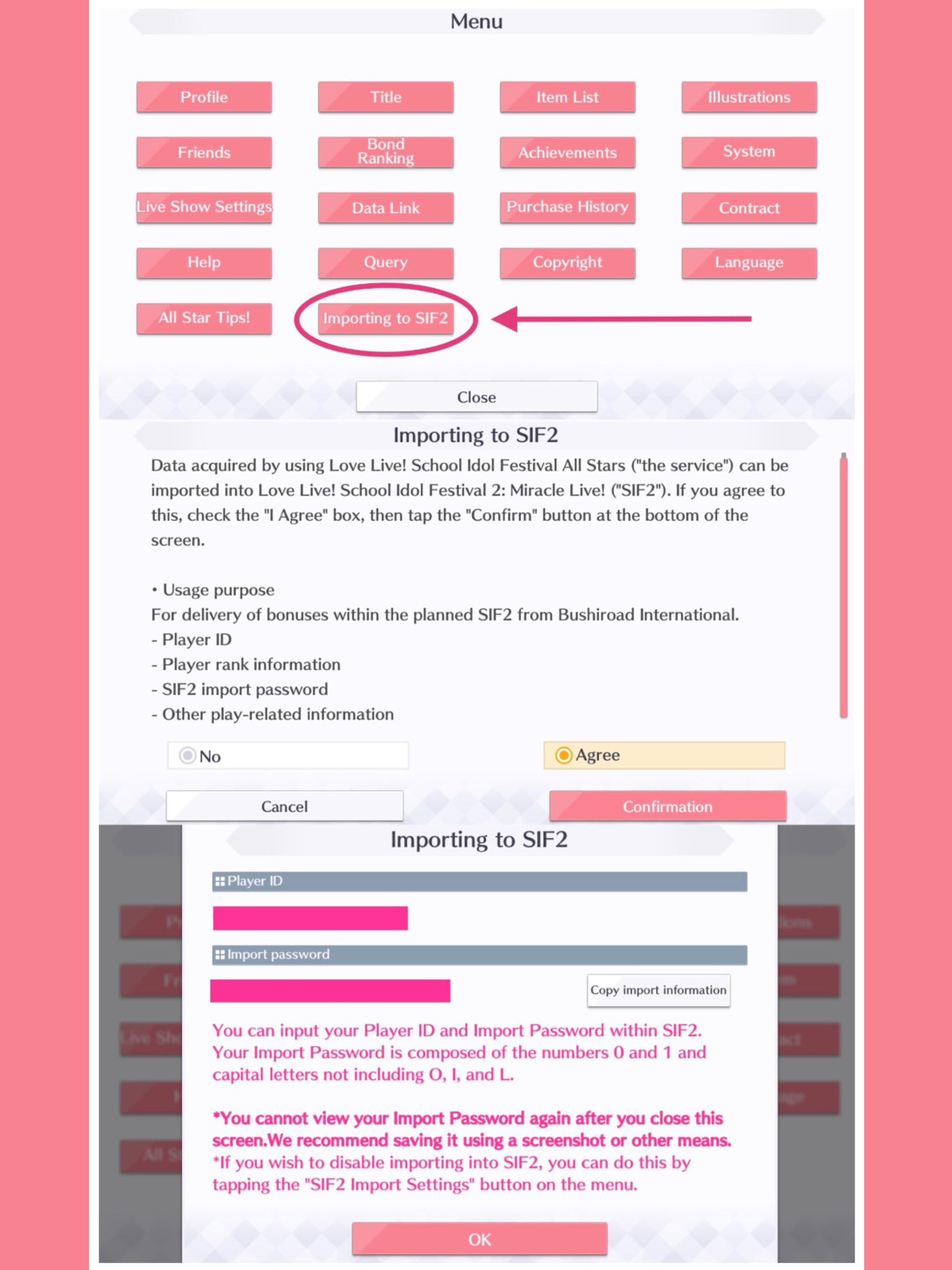 Love Live! 🌼 Idol Story 🎀 on Twitter: "📢#SIFAS → #SIF2 Data Transfer📢 On the SIFAS homescreen ...