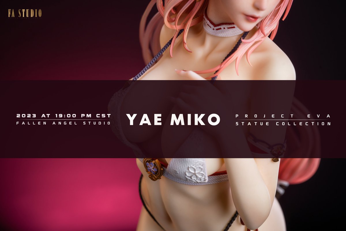 hamajippaR18 on Twitter: "【YAE MIKO 八重 常服】 【本周4晚上7点开定】 【系列第二弹开启⚠️】 团队：FA STUDIO 版本：至尊版：日常ver ...