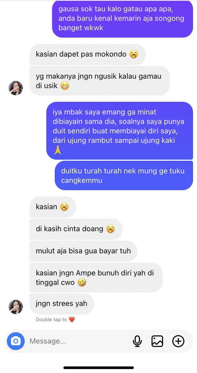 afifah lagi sakit on Twitter: "LO NGAPA DAH TIBA TIBA DM W KEK GITU ...