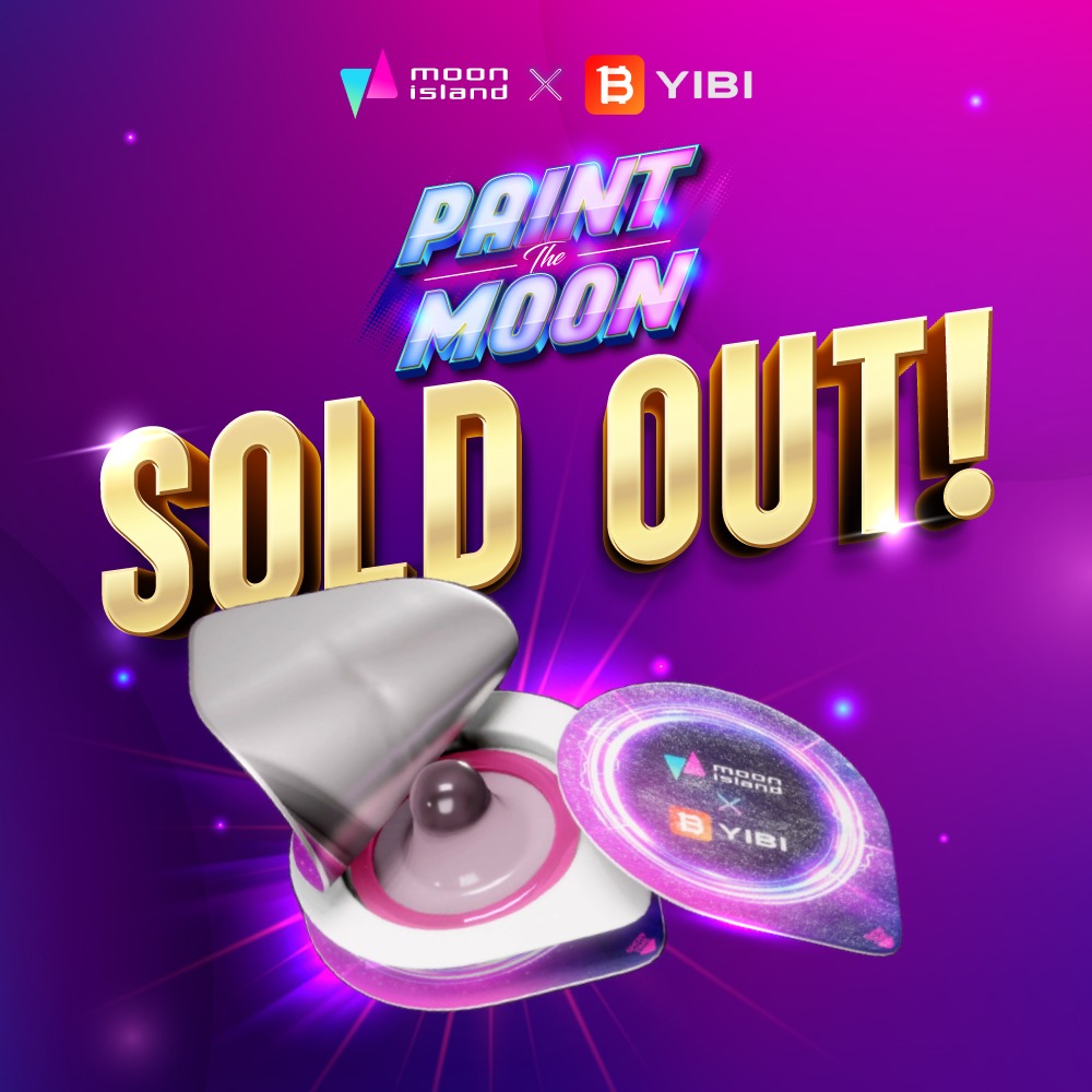YIBI Official on Twitter: "RT @MoonIslandNFT: 🚀 "Paint the Moon" #NFTs SOLD OUT within 30mins ...