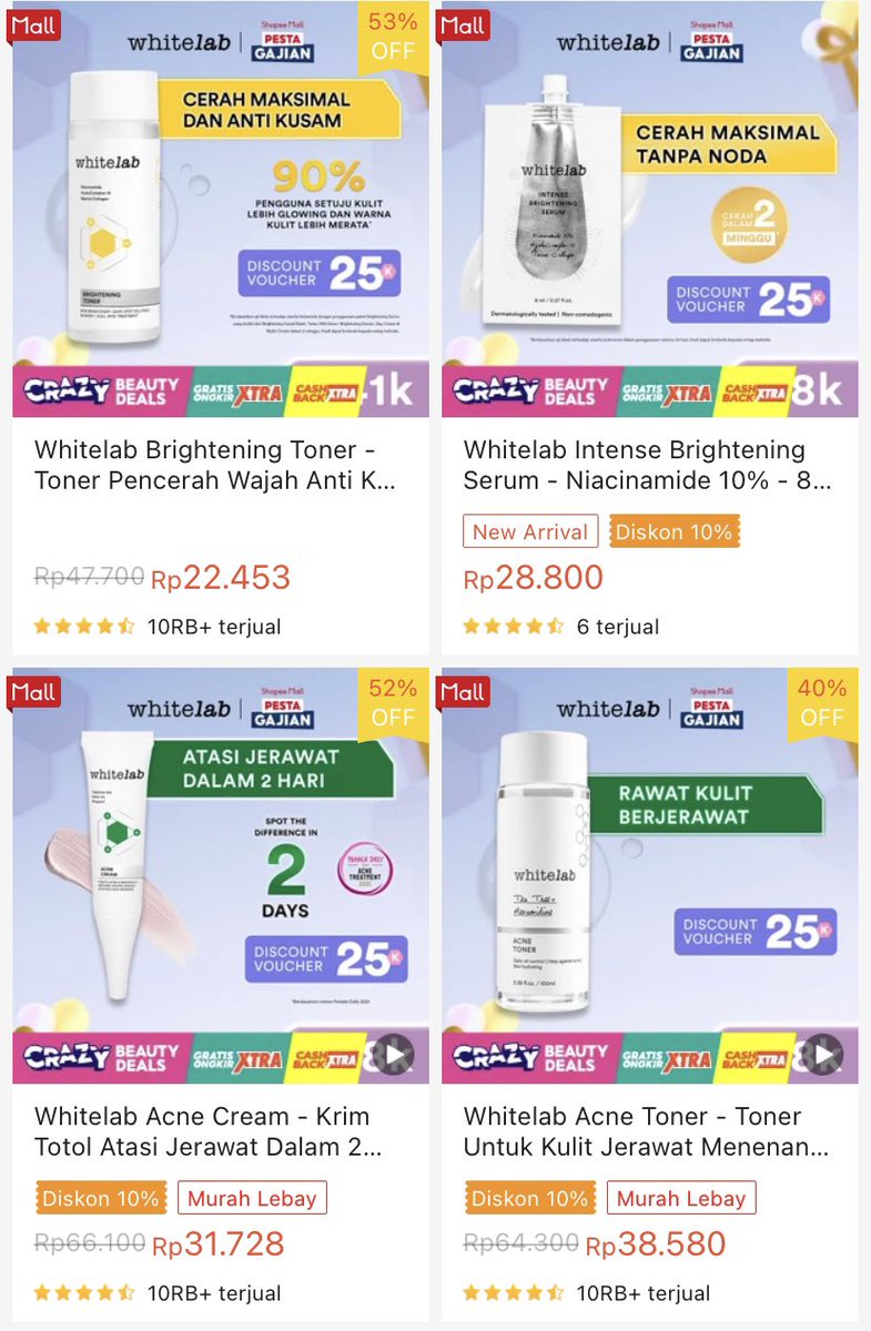 BerburuSale - Base Diskon Kukka on Twitter: "Whitelab Lazada https://s.lazada.co.id/s.krxMa?cc ...