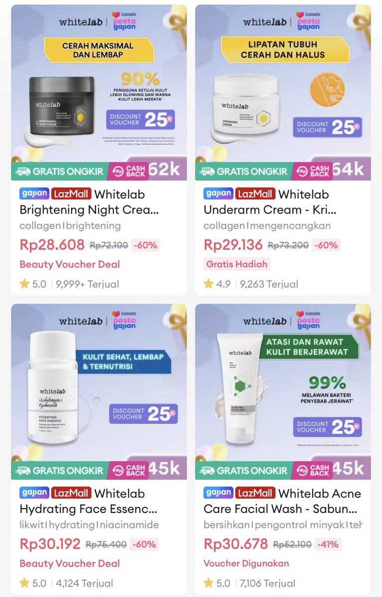 BerburuSale - Base Diskon Kukka on Twitter: "Whitelab Lazada https://s.lazada.co.id/s.krxMa?cc ...