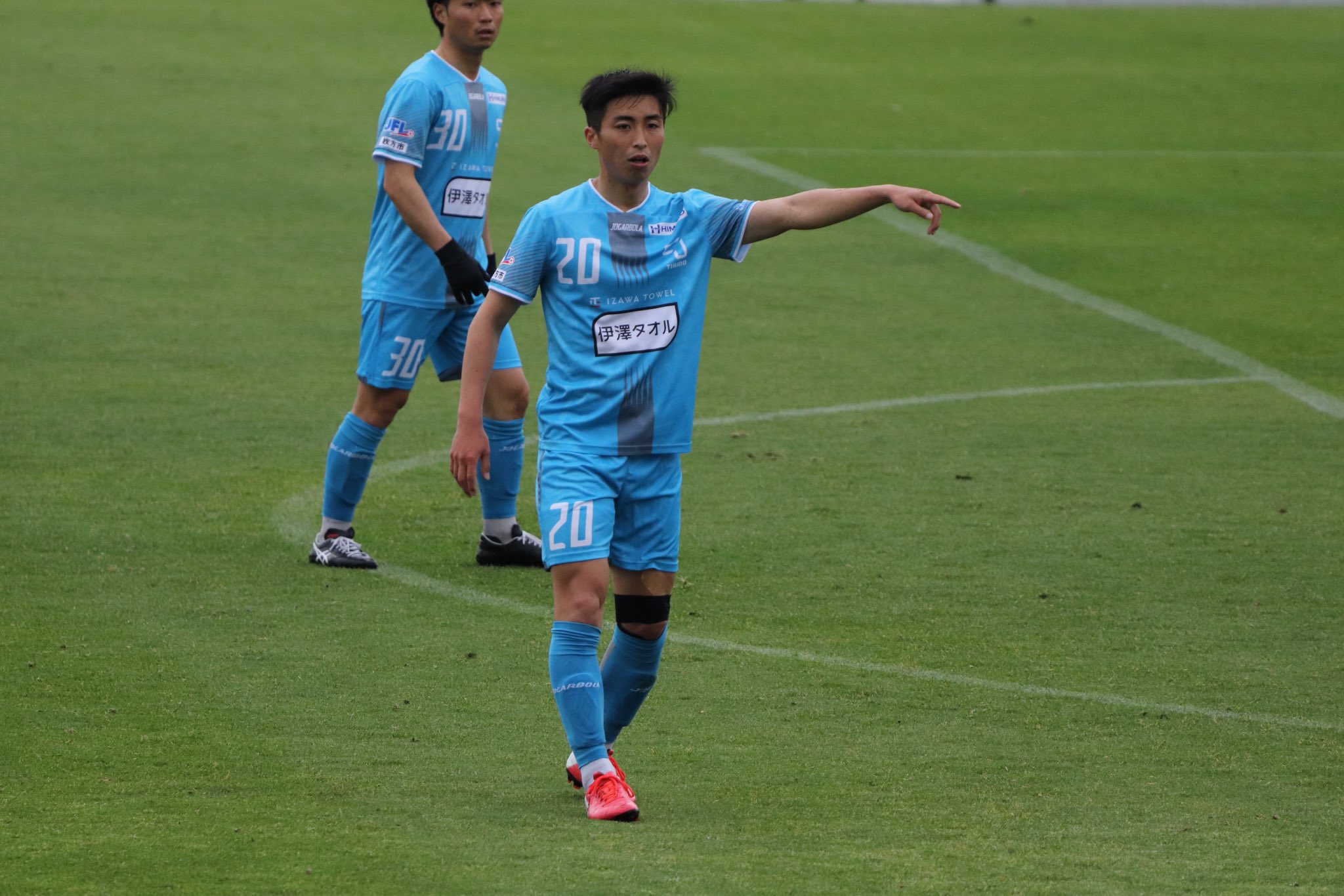 みさき on Twitter: "2023.04.15 JFL第8節 FCティアモ枚方vsヴェルスパ大分 @たまゆら陸上競技場(0-2) No.20 坪井一真選手 #JFL #ティアモ枚方 ...