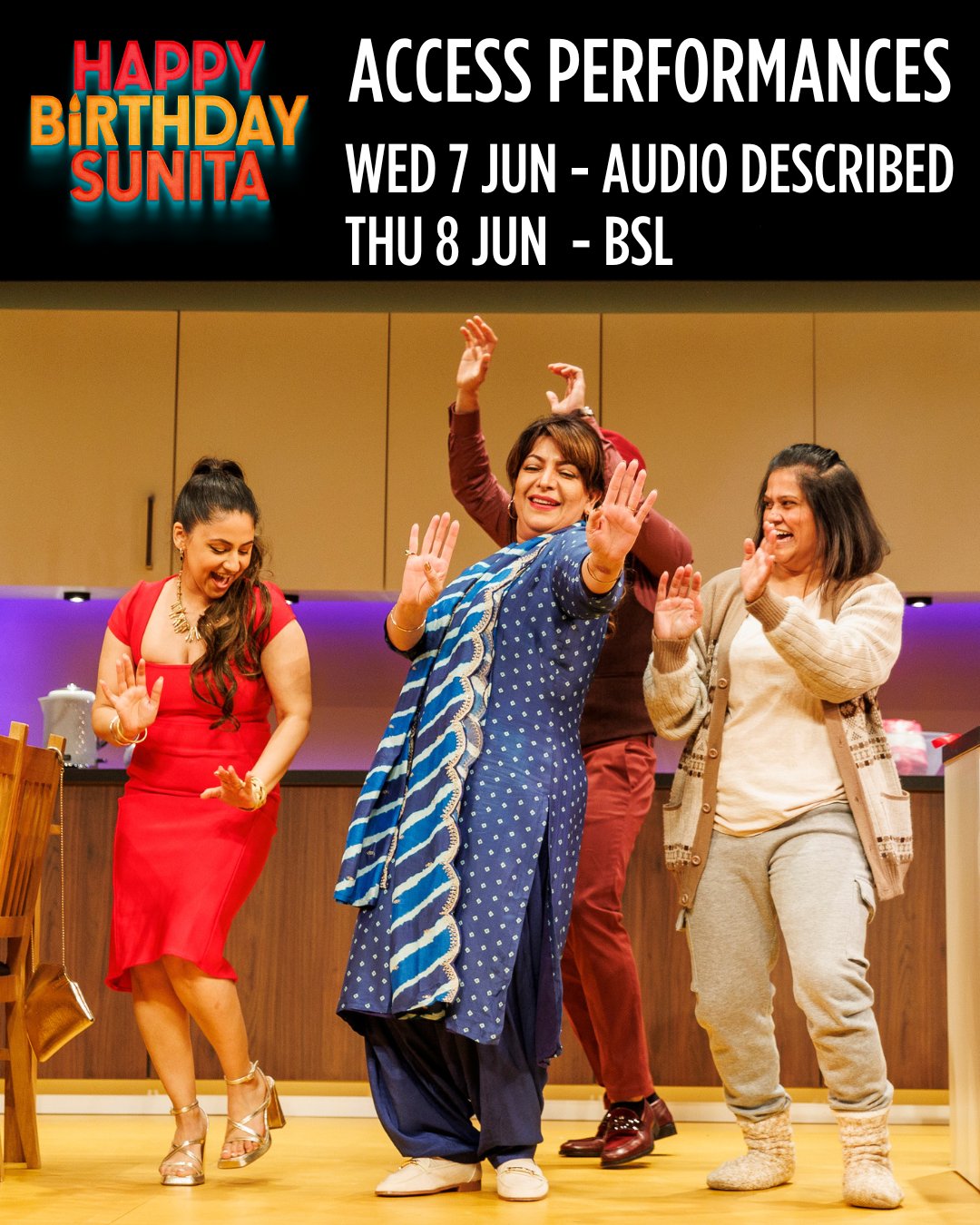Royal & Derngate on Twitter: "HAPPY BIRTHDAY SUNITA - Access Performances Audio Description ...