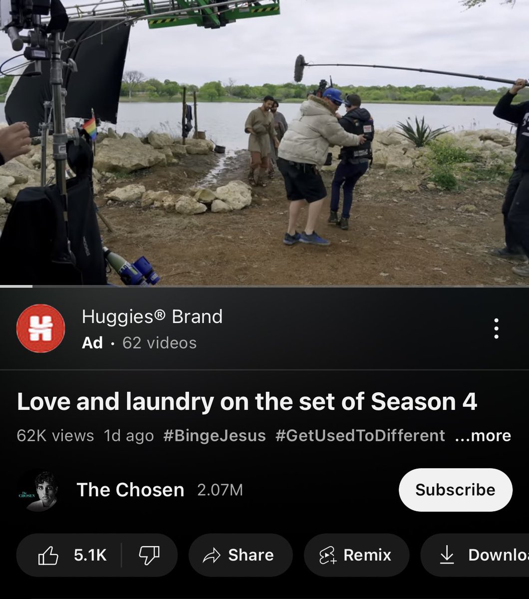 Jon Root on Twitter: "Hey @thechosentv, Can you explain why there’s a Pride flag on set?"